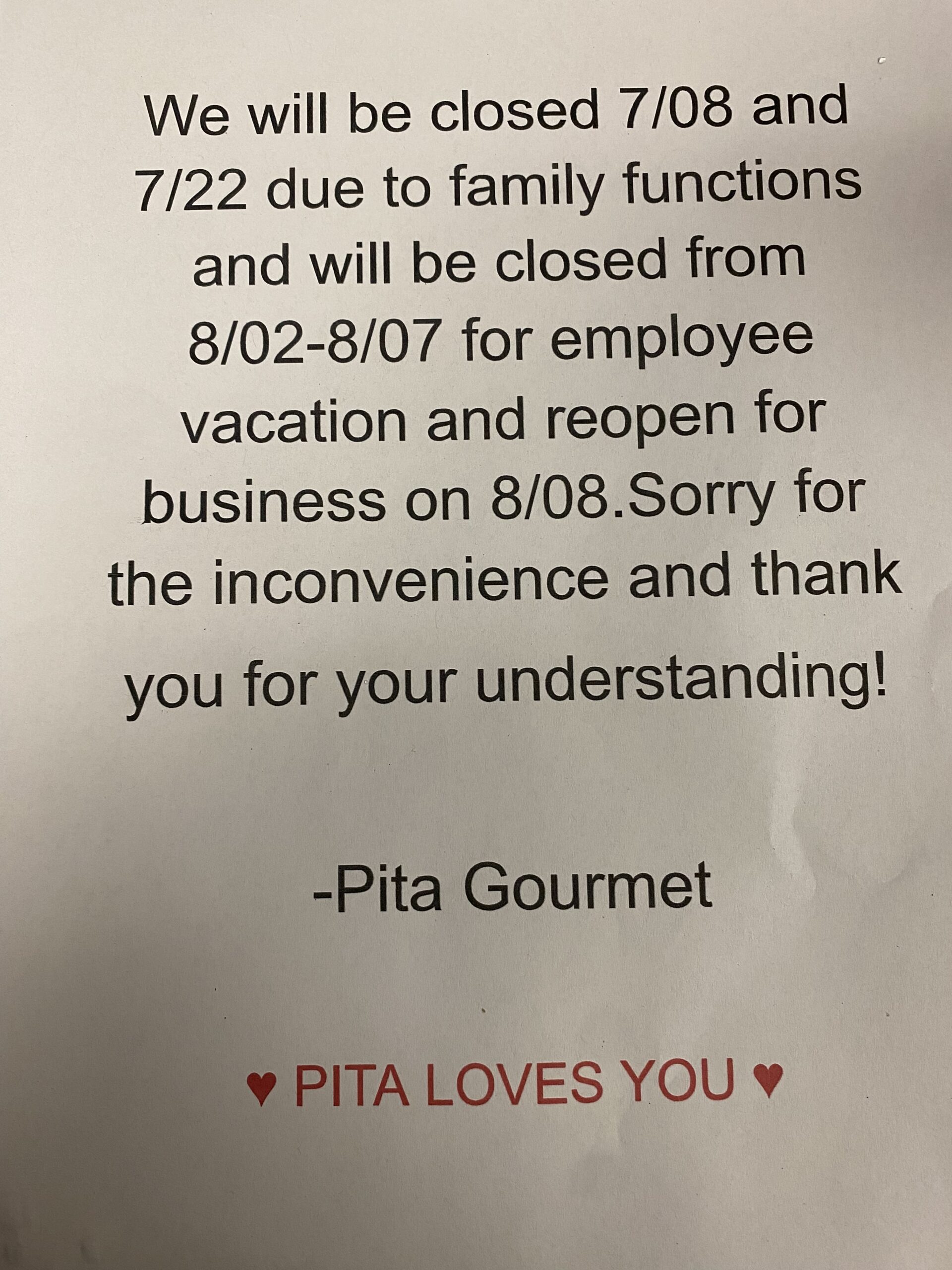 Pita Gourmet — Fine Middle Eastern Cuisine – Cortland, NY